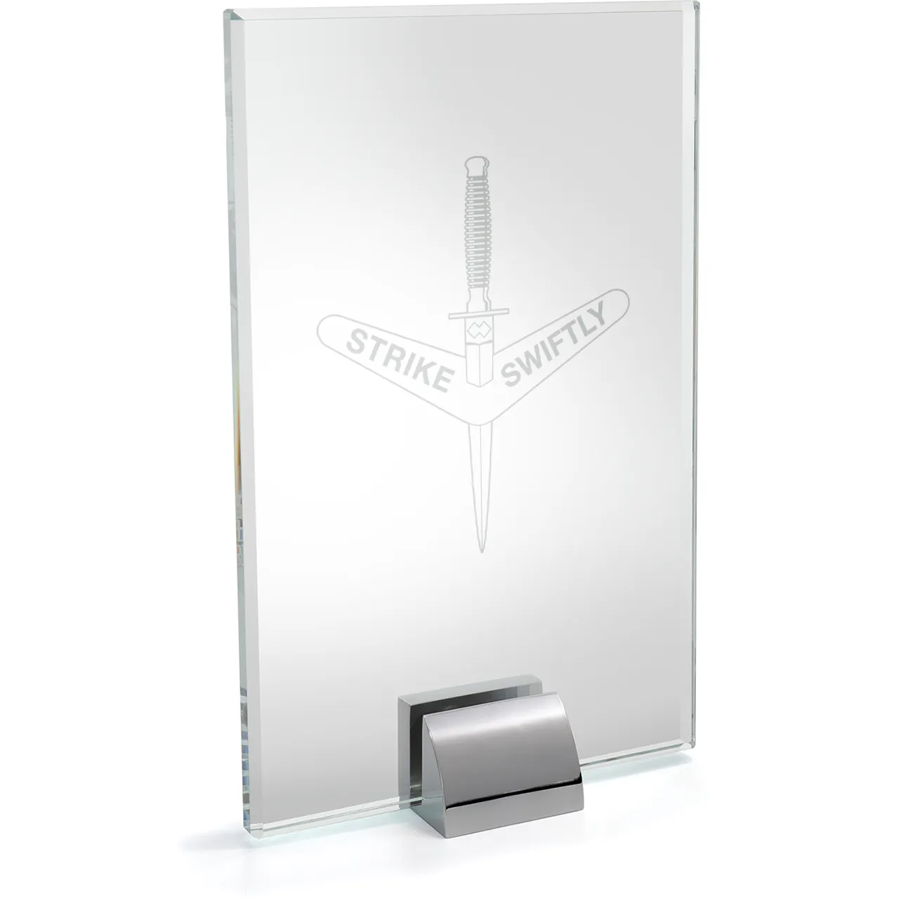 1st Commando Regiment Alpha Glass Award | Engraved Plaque - Army Shop