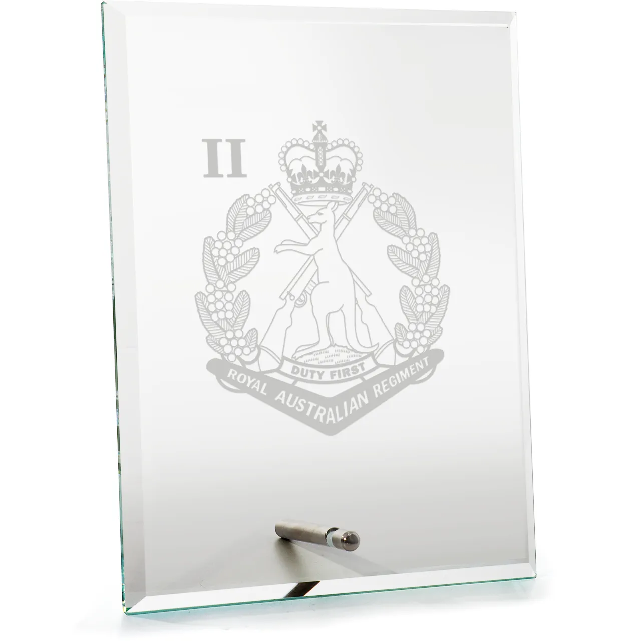 2nd Battalion, RAR Everest Glass Award | Engraved Plaque - Army Shop