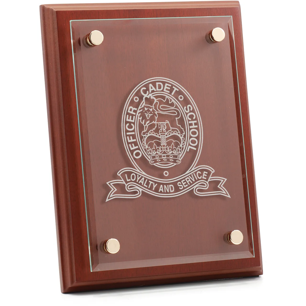 OCS Portsea Delta Floating Glass Award | Engraved Plaque - Army Shop