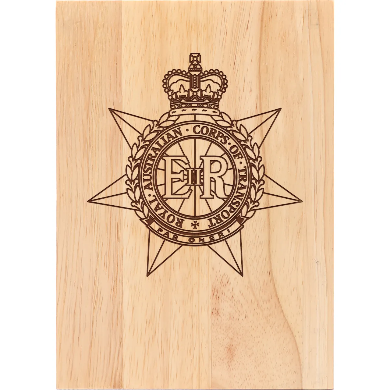Royal Australian Corps of Transport Heritage Wooden Award | Engraved ...